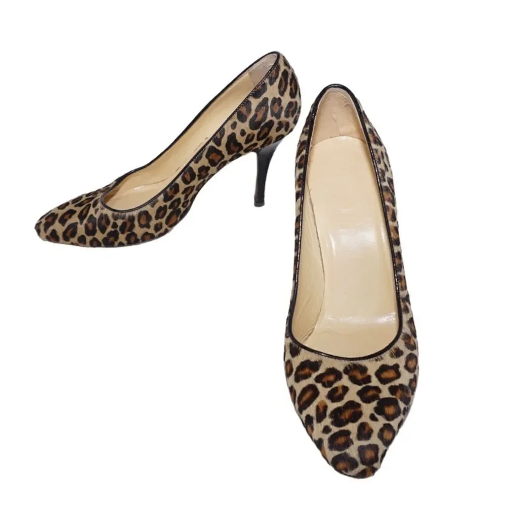 kate spade | Shoes | Kate Spade Leopardprint Genuine Calf Hair Pumps ...